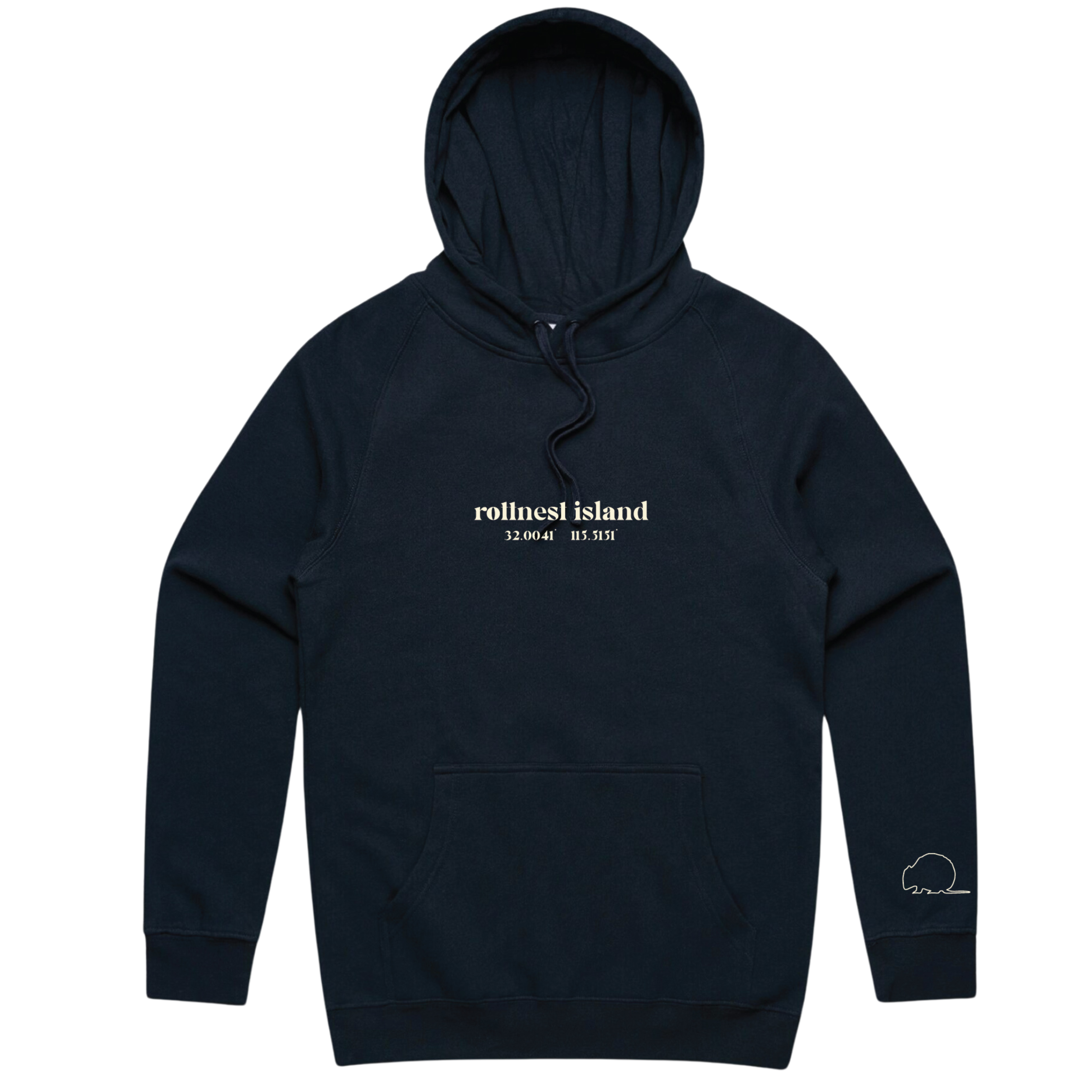 Rottnest Island Puff Print Hoodie – LITTLE MONDO
