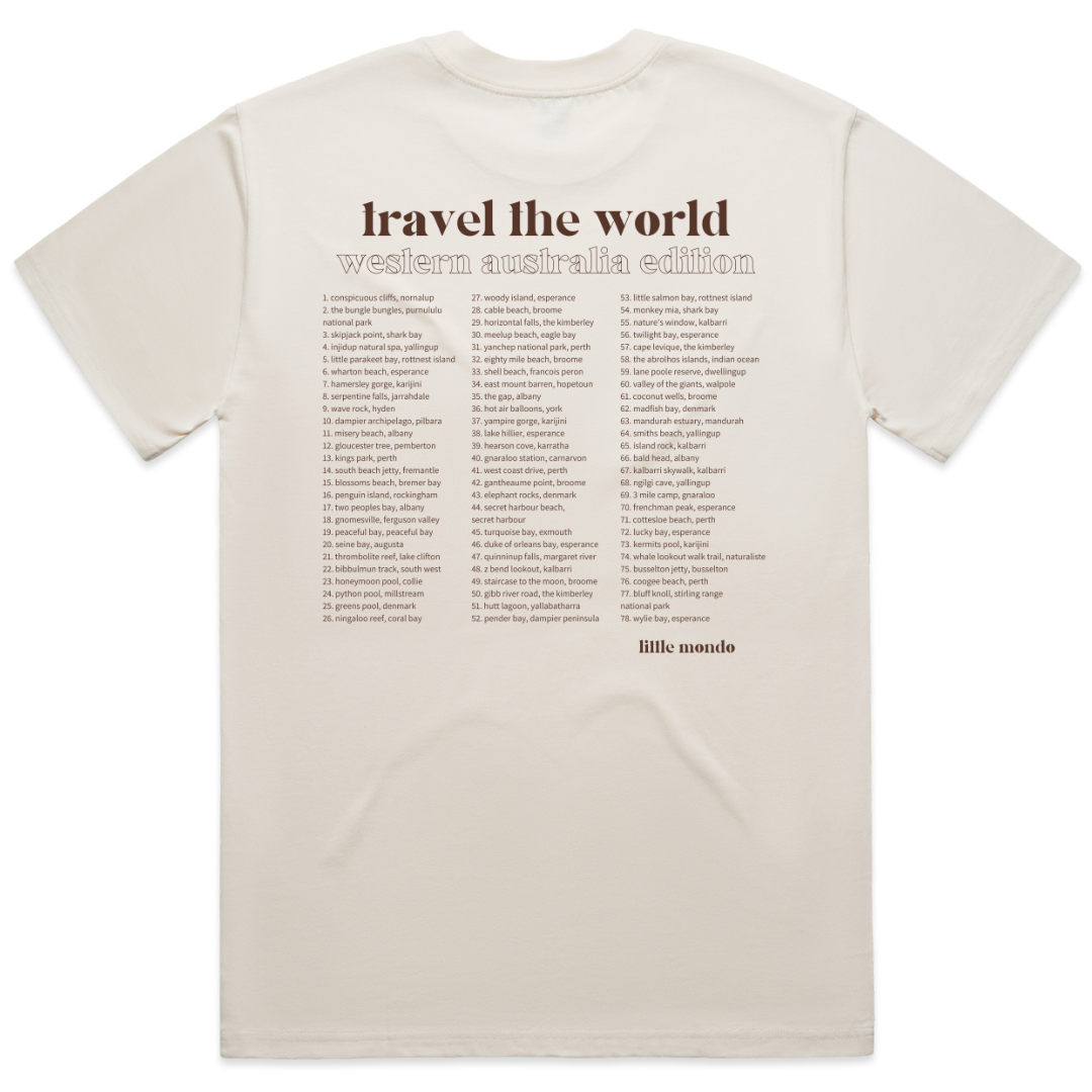 Cream 'Where are we going?' Heavy Weight Shirt – LITTLE MONDO